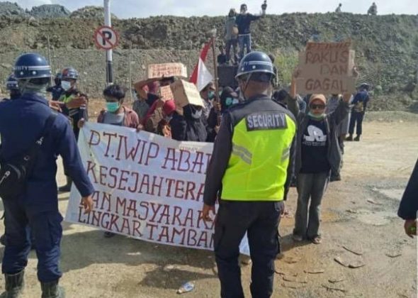 FPL Sampaikan 8 Tuntutan di Area Tambang PT. IWIP - Jaga Indonesia